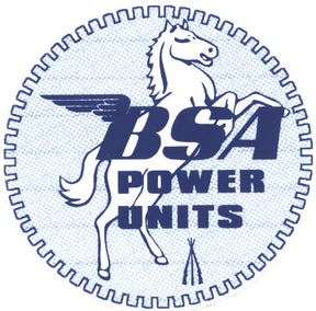 BSA Power Units - Blue (Decal) – Rally Badges