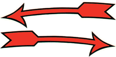 Arrows (Red) (Decal) – Rally Badges