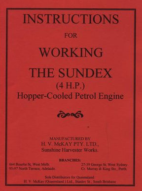 Sundex 4 HP Hopper-Cooled Petrol Engine (Manual) – Rally Badges